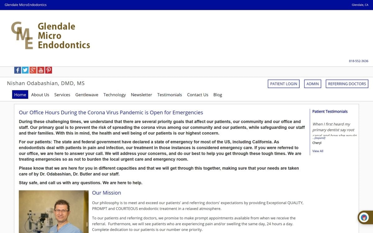 Top 5 Endodontists In Glendale CA | Dental Country™